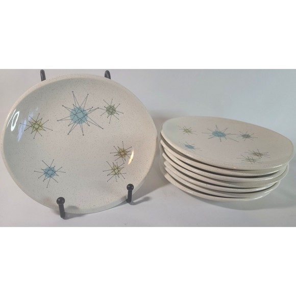 Franciscan | Dining | Vintage Franciscan Starburst Atomic Bread Butter ...